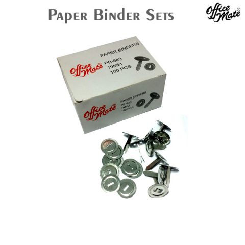 Office Mate PB – 649 75mm Paper Binders | Shalmay Stationers