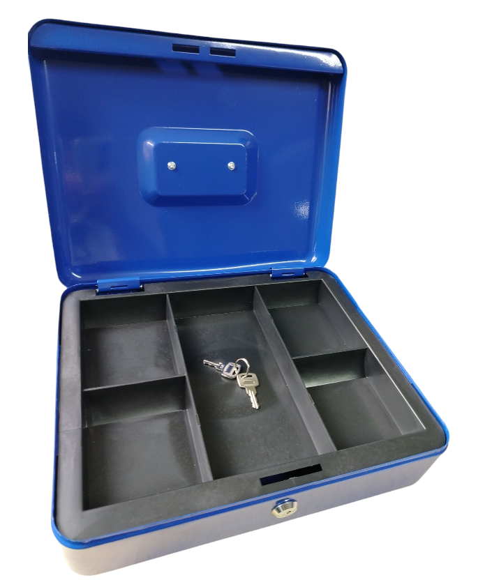 TS 0015 Office Mate Cash Boxes With Lock & Draw Back Tray 30 x 24 x 9 ...