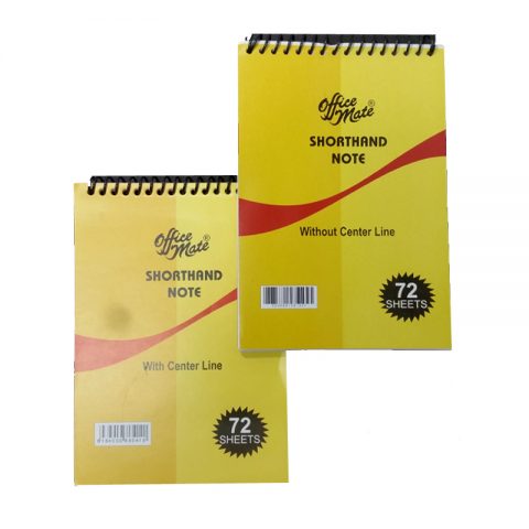 Short Hand Note Pads | Shalmay Stationers