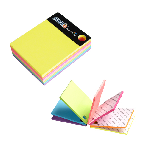 No. 21255 76 X 102 mm NEON MAGIC CUBE RECTANGULAR | Shalmay Stationers